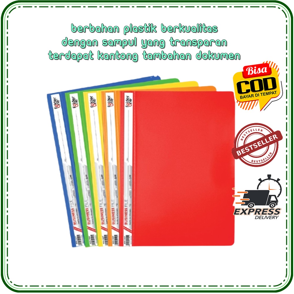 Jual BUSINESS FILE F4 FOLDER ONE / BISNIS FILE FOLIO MAP SNEL PLASTIK ...