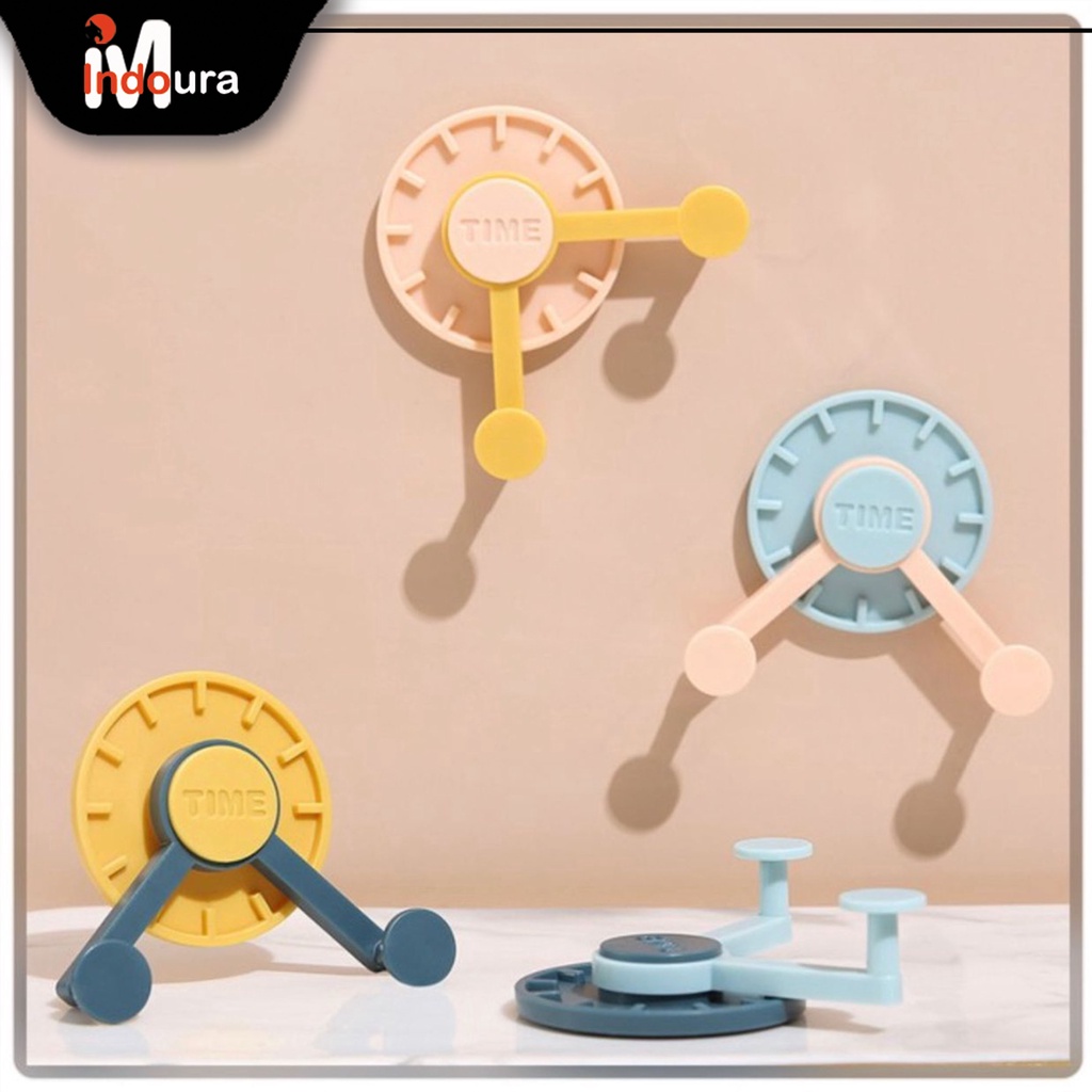 Jual Gantungan Dinding Time Hook Tempel Dinding Berbentu Jam | Shopee ...