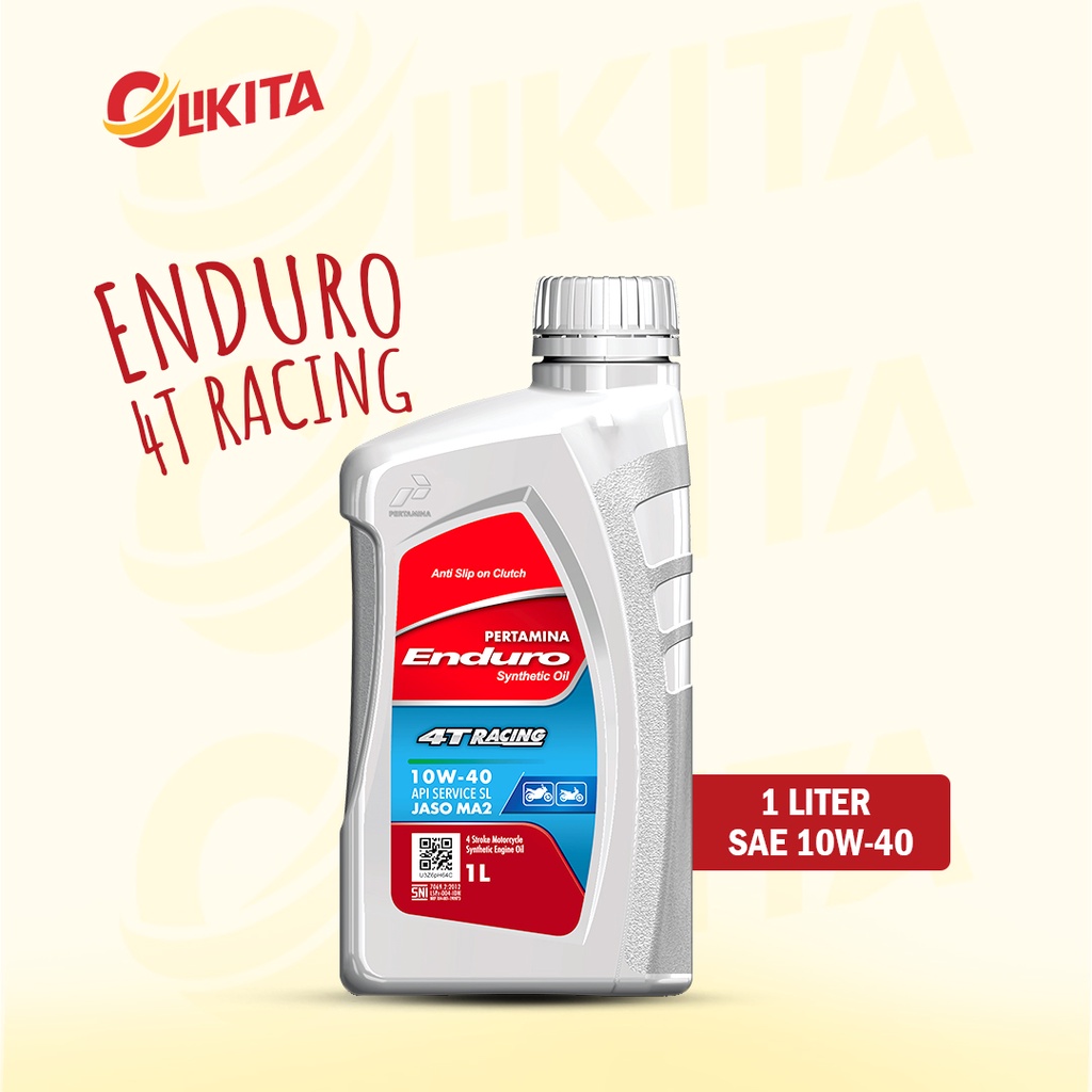 Jual OLI ENDURO RACING 4T SAE 10W - 40 1 LITER (FREE BUBBLE WRAP ...