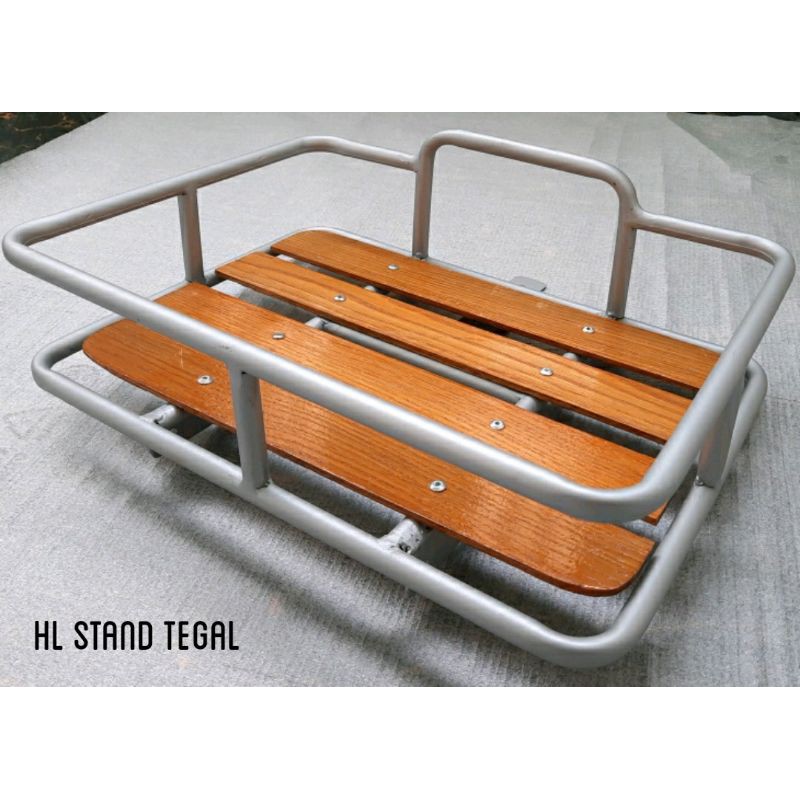 Jual Keranjang depan sepeda Front rack warna silver Indonesia|Shopee ...