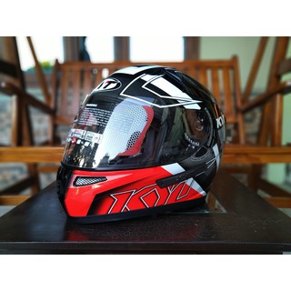 Jual Helm Full Face KYT K2 Rider Spotlight Red K2R Merah Hitam Double ...