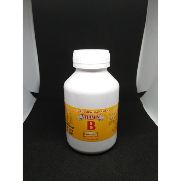 Jual vitamin B COMPLEX isi 1000 tablet PT PIM original Indonesia|Shopee ...