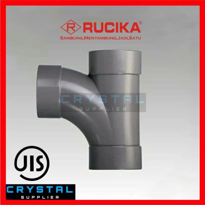 Jual Tee Y 90° RUCIKA 4 x 2" inch D-LT PVC Large Radius Tee TY 90 derajat Indonesia|Shopee Indonesia