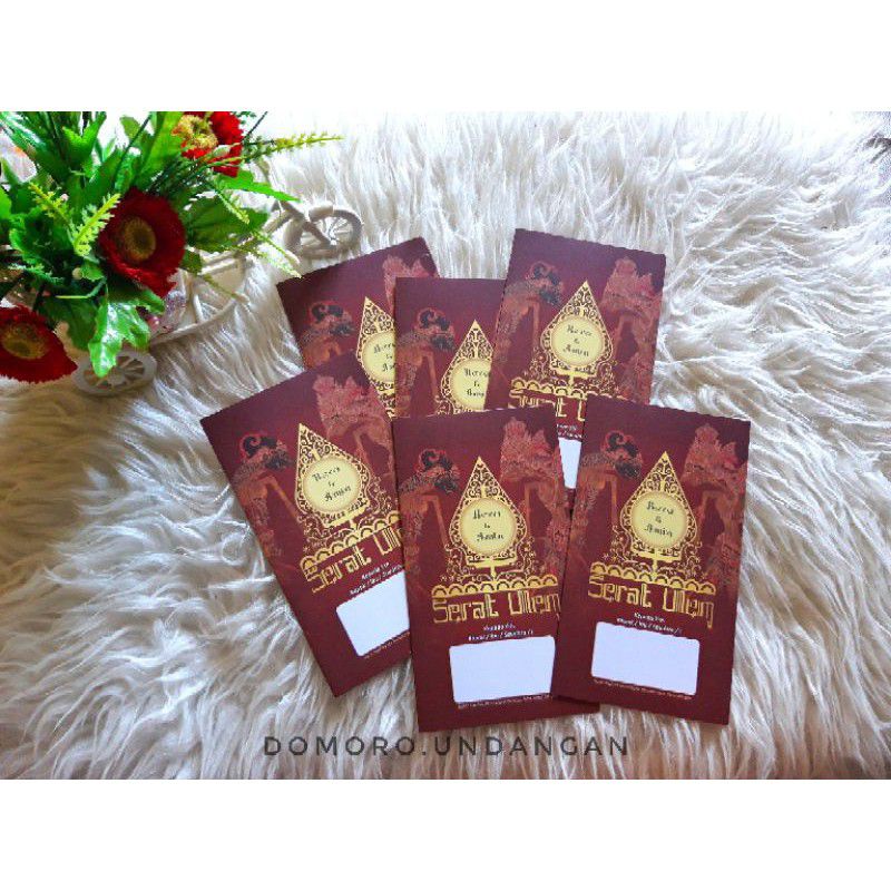 Jual Undangan Pernikahan & Khitanan Serat Ulem Tema Wayang | Shopee ...