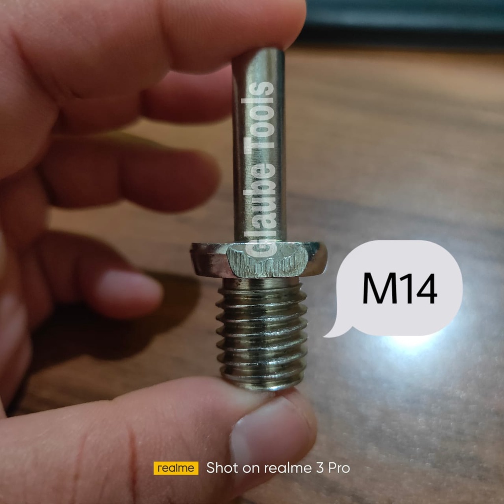 Jual Baut Konektor M14 Adapter Adaptor Pad Poles Bor M14 1Pcs | Shopee ...