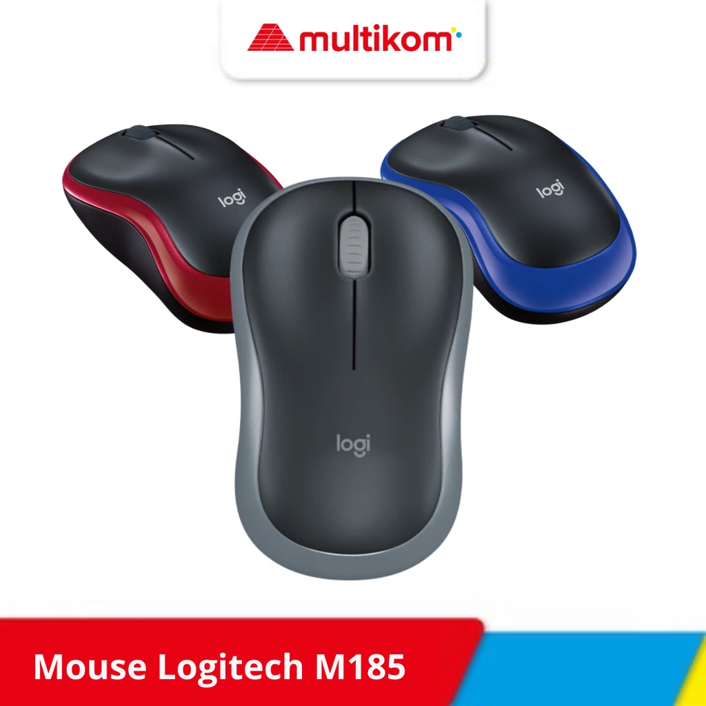 Jual MOUSE LOGITECH WIRELESS M185 | Shopee Indonesia