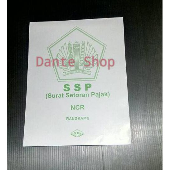 Surat Setoran Pajak Ssp - Kumpulan Surat Penting