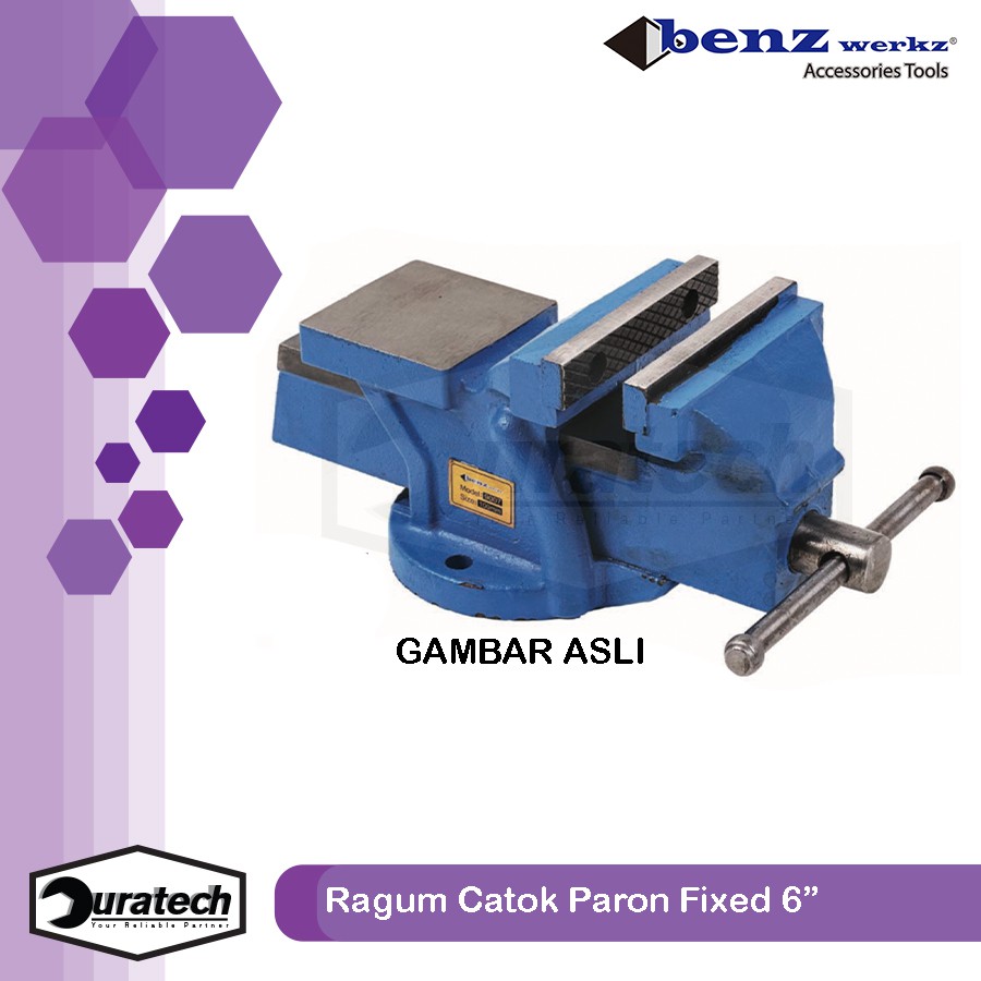 Jual Ragum paron meja / Catok duduk besi 6" inch / Catok meja / Vice ...