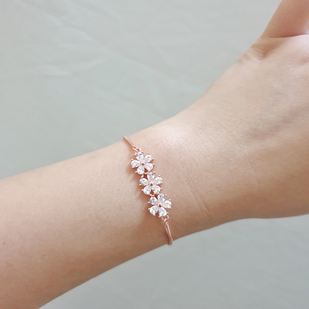 Nala - Gelang Serut Pesta Kekinian - Gelang Bunga Korea | Shopee Indonesia