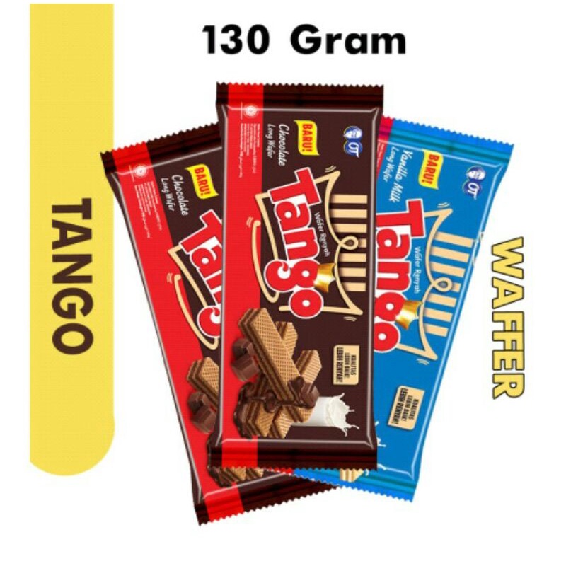 Jual Wafer Tango long 120gr Ecer 5.000 Coklat Vanilla Tiramisu / 120 ...