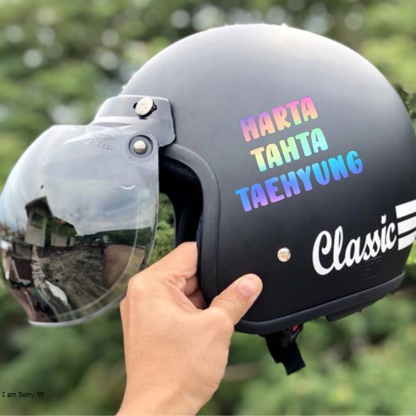 Jual [COD]STICKER HARTA TAHTA K-POP BISA CUSTOM TULISAN JUGA- VIRAL ...