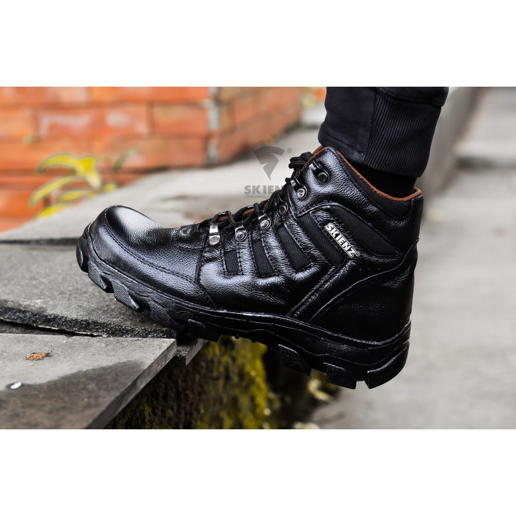 Jual SEPATU SAFETY BOOTS WEIDLER PRIA HIGH KULIT ASLI TOURING TRACKING ...