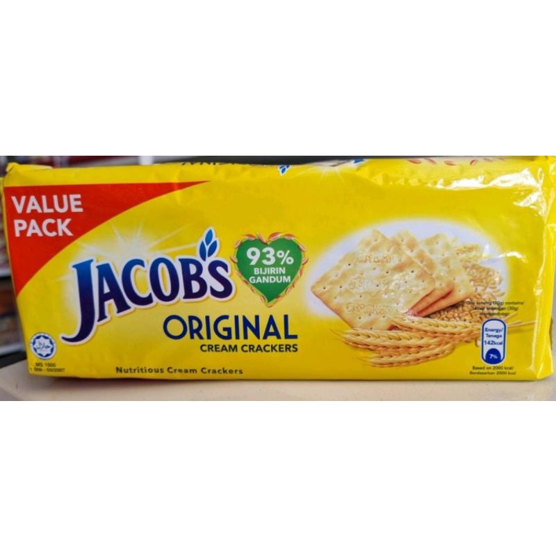 Jual JACOB ORIGINAL CREAM CRACKERS MALAYSIA | Shopee Indonesia
