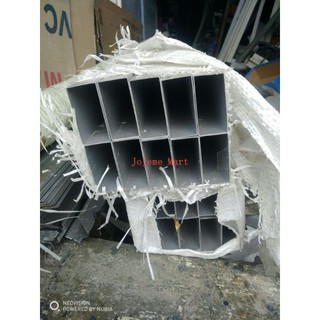 Jual pipa kotak/hollow/sipatan aluminium 23 mm X 46 mm panjang per ...