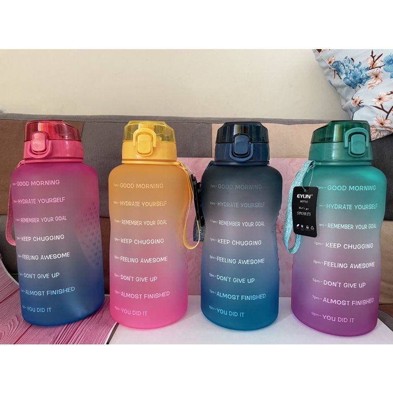 Jual NEW Botol Minum Motivasi 3,8 L / Botol Minum Kekinian / Botol ... Jual NEW Botol Minum Motivasi 3,8 L / Botol Minum Kekinian / Botol ...