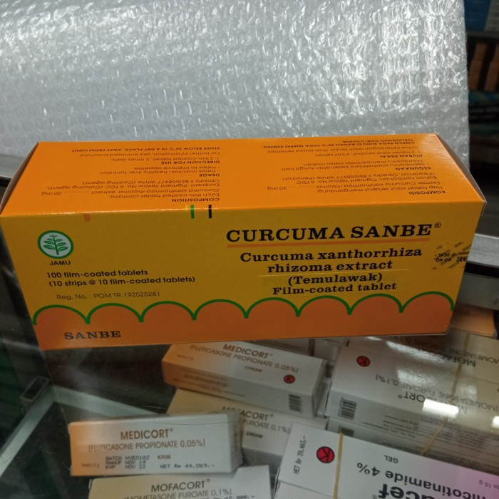 Jual Curcuma sanbe box isi 100 tablet | Shopee Indonesia