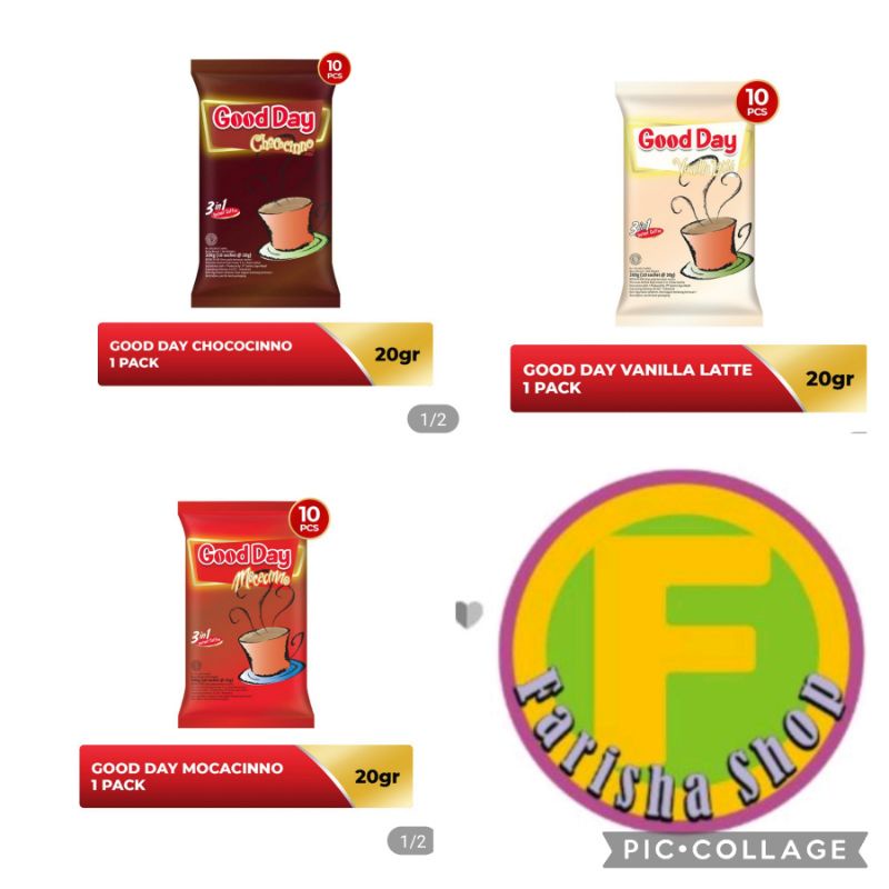 Jual Good Day Kopi Instant 3 in 1 10 x 20 Gram | Shopee Indonesia