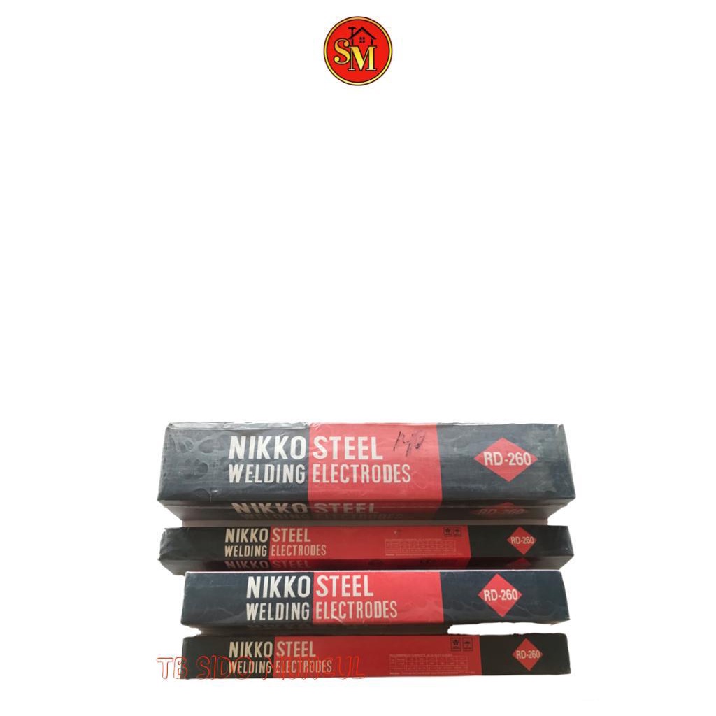 Jual Steel welding electrodes / lastok / kawat las RD-260 Nikko ukuran ...