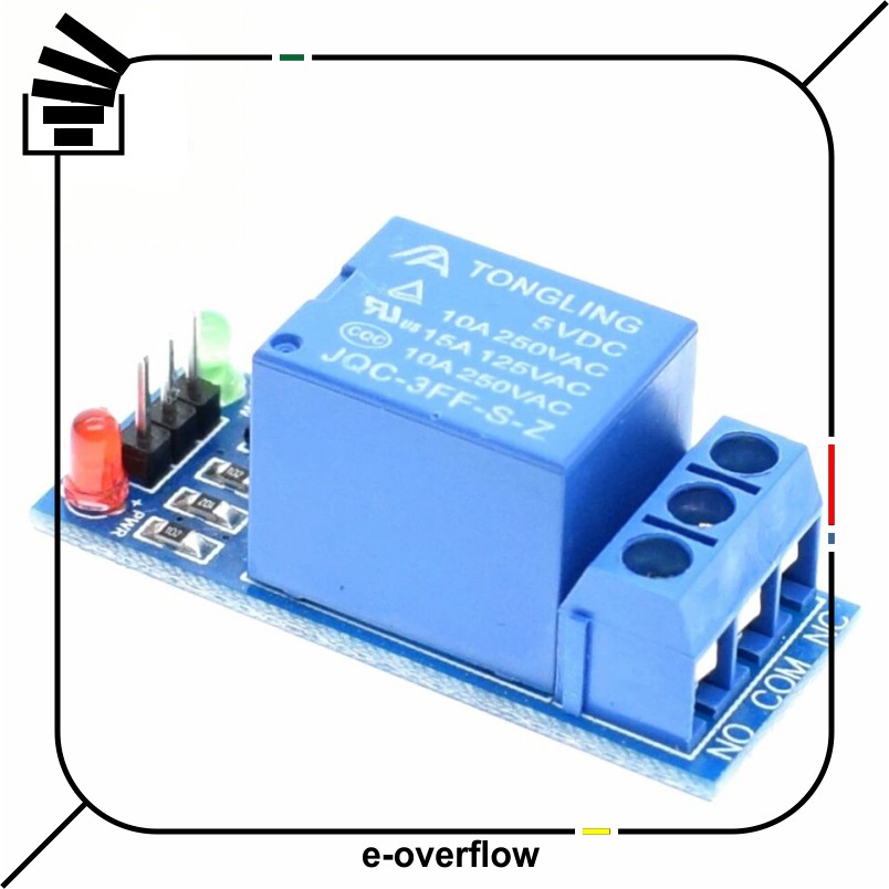 Jual Modul Relay 1 Channel 5V Aktif Low Level Trigger Saklar Module ...