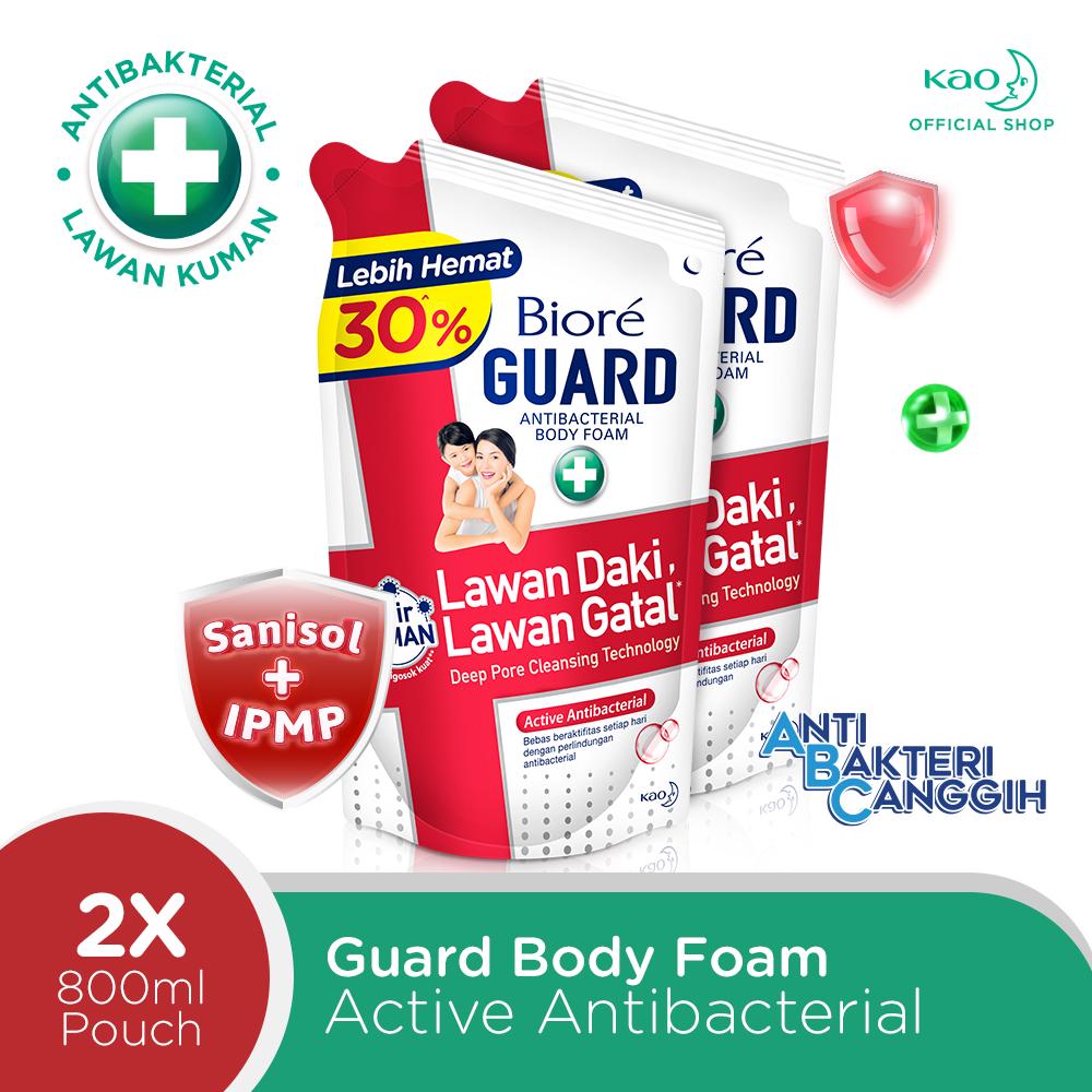 Harga Biore Guard Body Foam Active Antibacterial 800 ml hari ini Sabtu ...