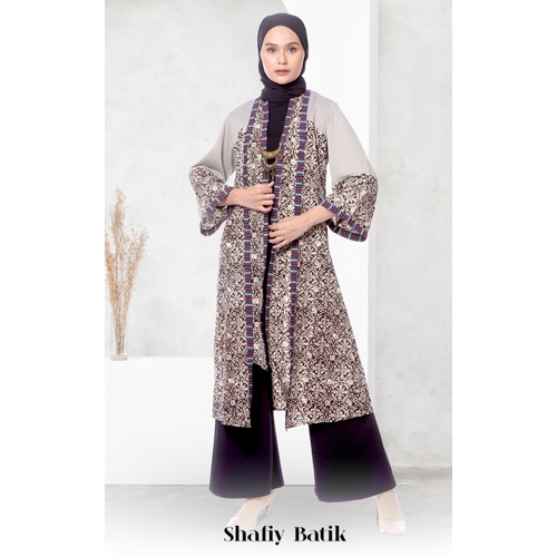 Jual OUTER EMICA SHAFIY BATIK ETNIK TENUN LURIK KOMBINASI KATUN TOYOBO PREMIUM CARDIGAN KERJA ...
