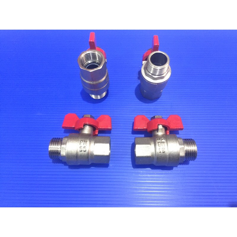 Jual stop kran 1/2 inch (male-female) | Shopee Indonesia