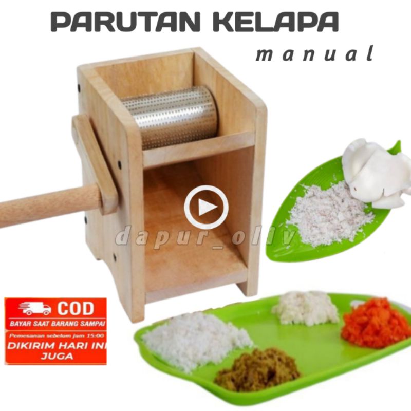 Jual PROMO!!! parutan kelapa jahe parutan kunyit singkong manual ...