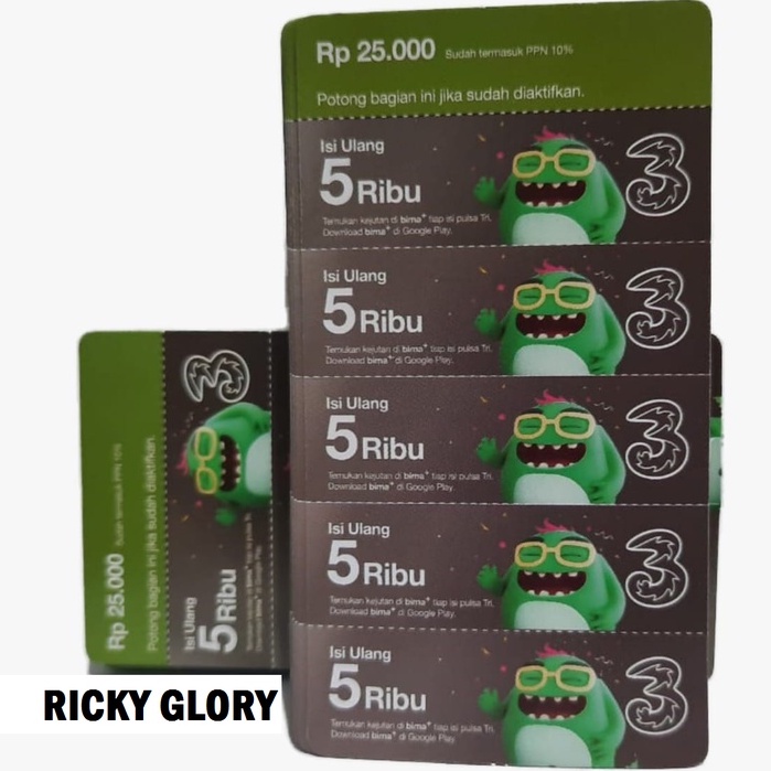 Jual VOUCHER TRI REGULAR 5K | Shopee Indonesia