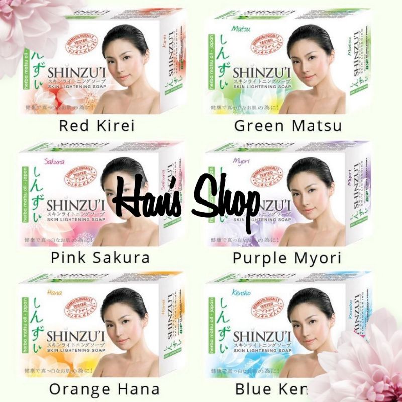 Jual SHINZUI Skin Lightening Bar Soap 85gr | Sabun Mandi Barang Shinzu ...
