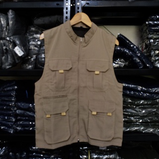 Jual Rompi Sosial | Warna KHAKI | Rompi Outdoor Ridwan Kamil | Vest ...