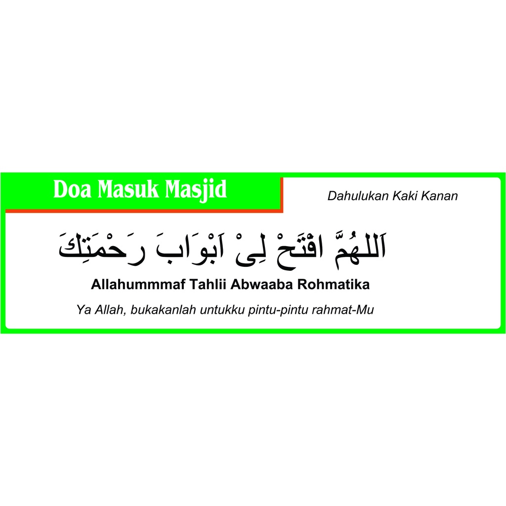 Jual STIKER DOA MASUK MASJID DAN KELUAR MASJID | Shopee Indonesia Jual STIKER DOA MASUK MASJID DAN KELUAR MASJID | Shopee Indonesia