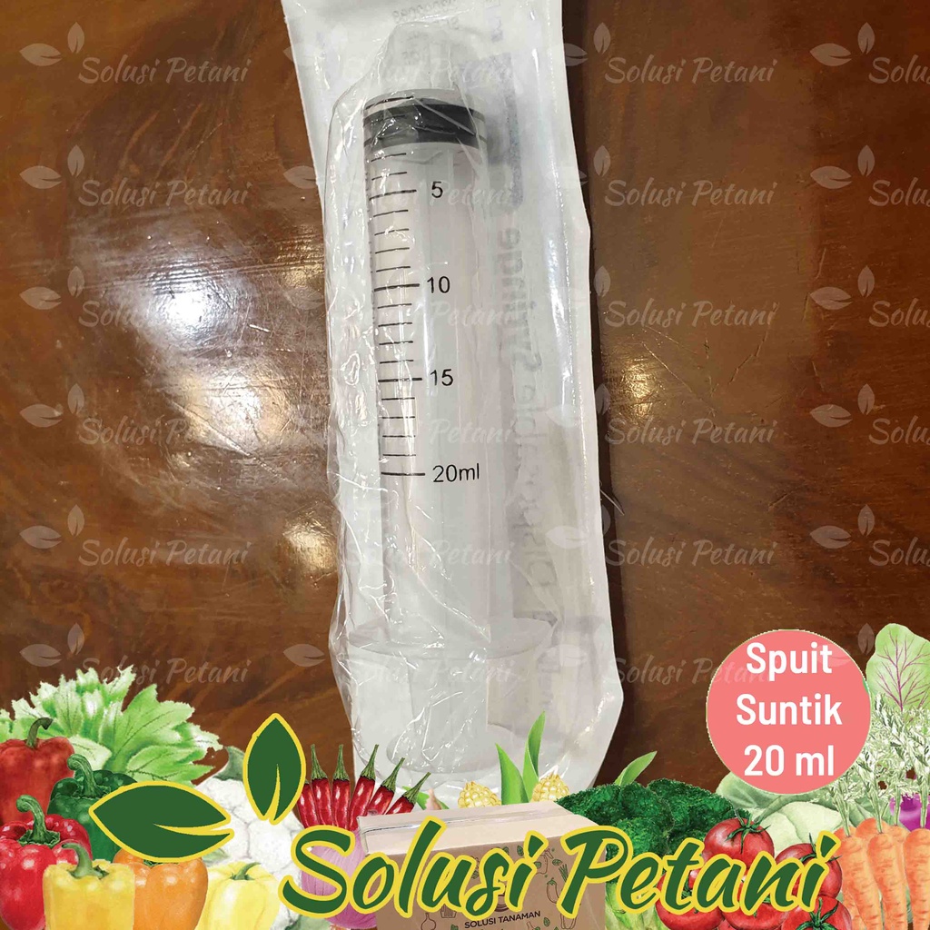 Jual Suntikan 20ml (3 pcs) Tabung Suntik 20 cc Spuit 20 ml Spet Syringe 20cc Suntikan Tinta ...