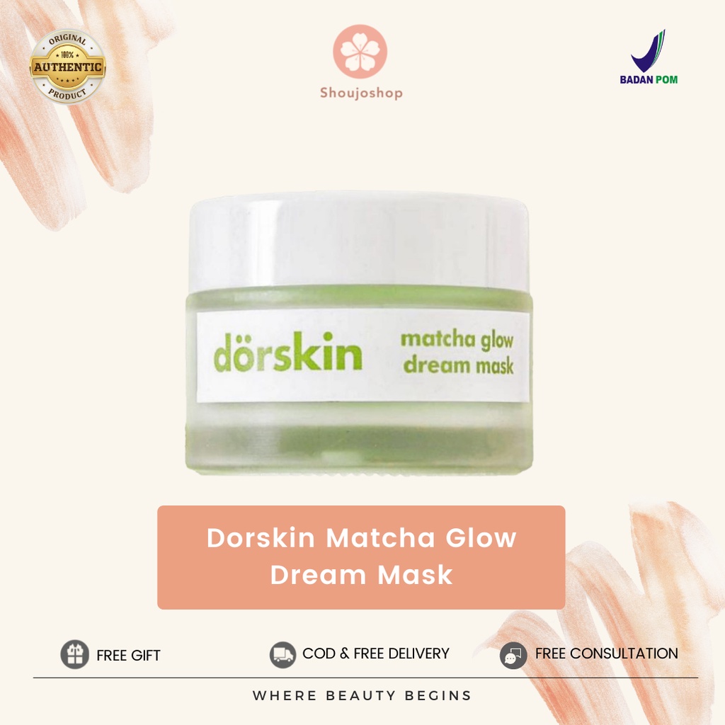 Jual Dorskin Matcha Glow Dream Mask Indonesia|Shopee Indonesia
