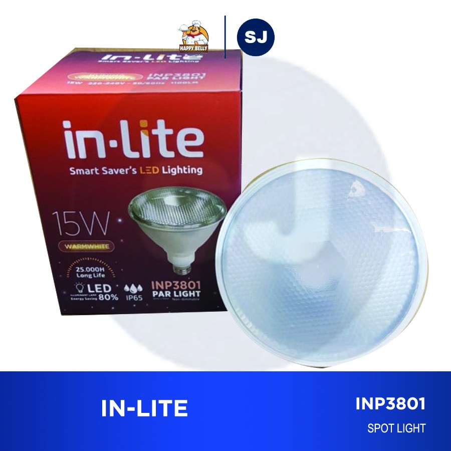 Jual LAMPU SOROT INLITE LED PAR38 LIGHTING INP3801 15 WATT | Shopee ...