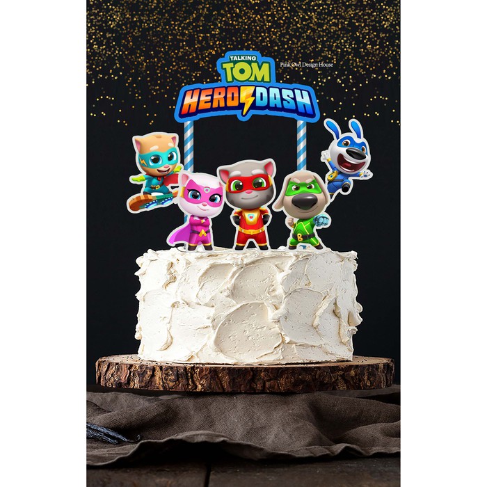 Jual Talking Tom Topper | Hiasan Kue | Shopee Indonesia