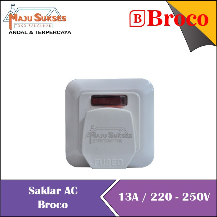 Jual Colokan AC Stop Kontak AC Stop Kontak BROCO Galleo AC Komplit OB BROKO SET | Shopee Indonesia