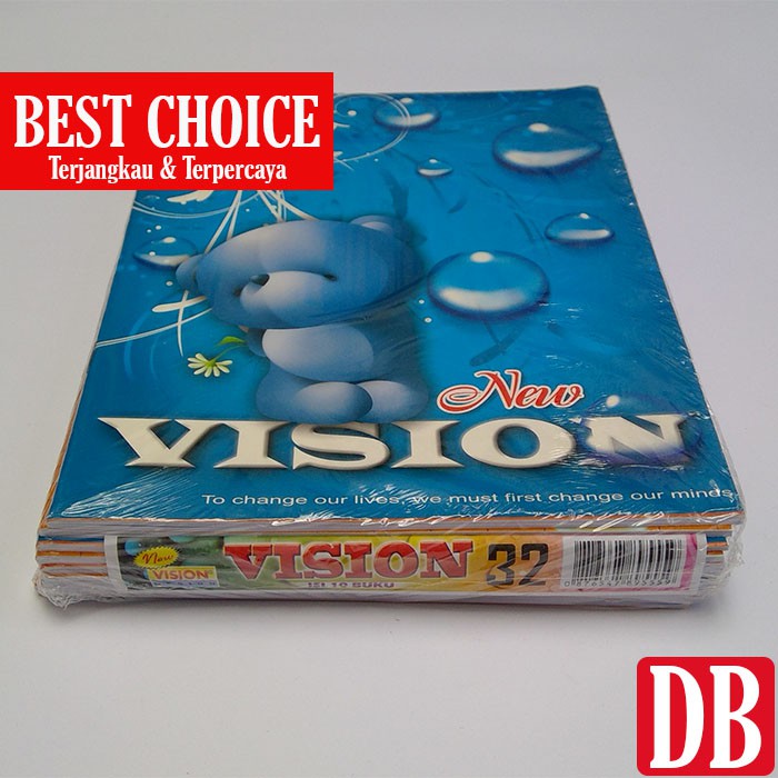 Jual Buku tulis Vision 32 lembar (10 pcs) Indonesia|Shopee Indonesia