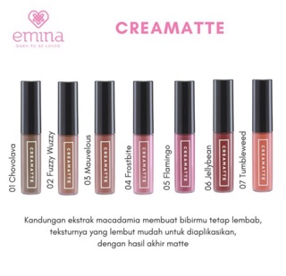 Jual Emina Creamatte Lip Cream Matte | Shopee Indonesia