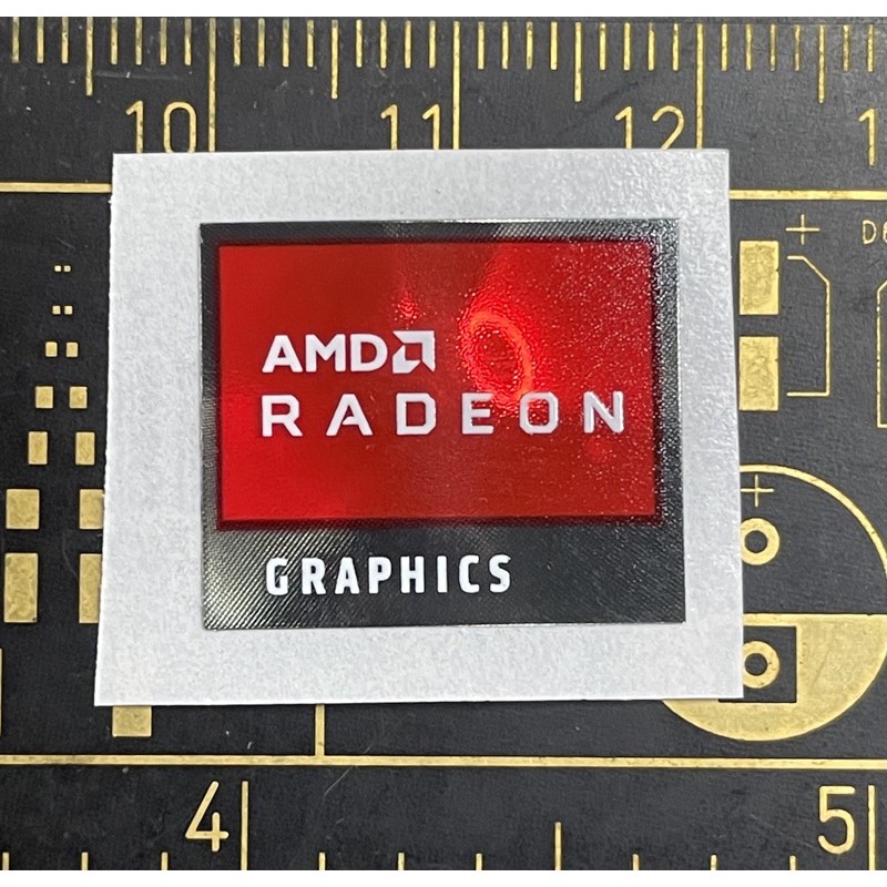 Sticker stiker logo AMD Radeon Graphic thn 2020 ori | Shopee Indonesia