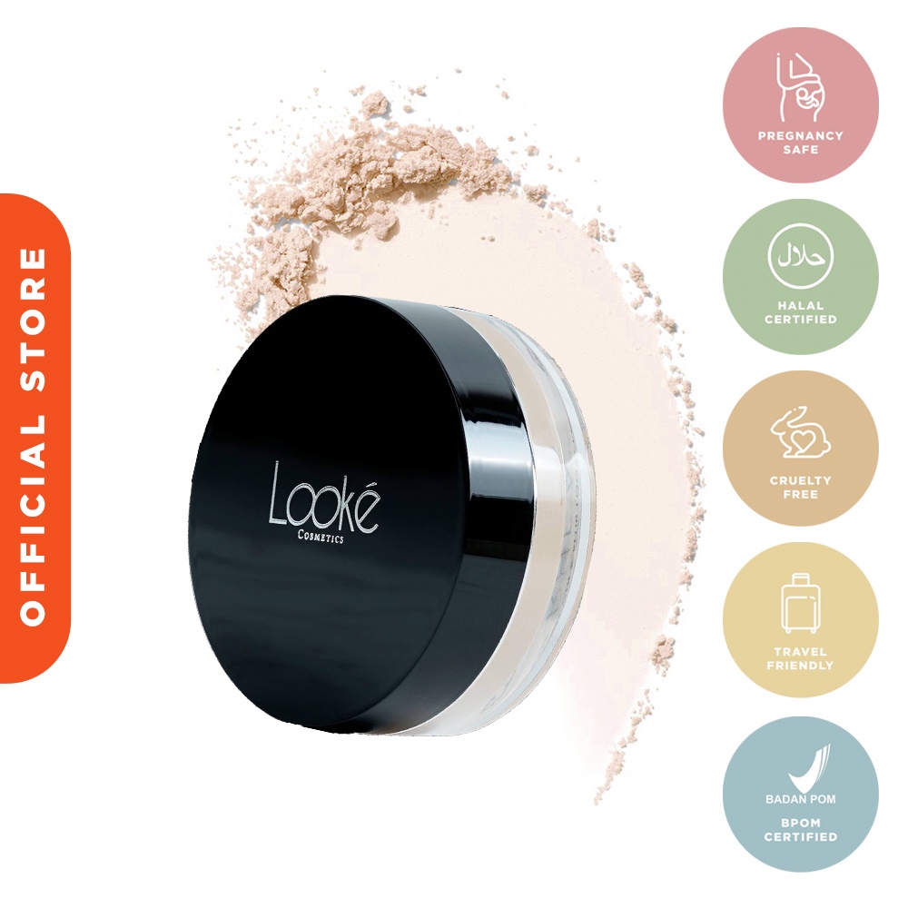 MSBB - Looke Holy Smooth and Blur Loose Powder Freya Mini Size - My ...