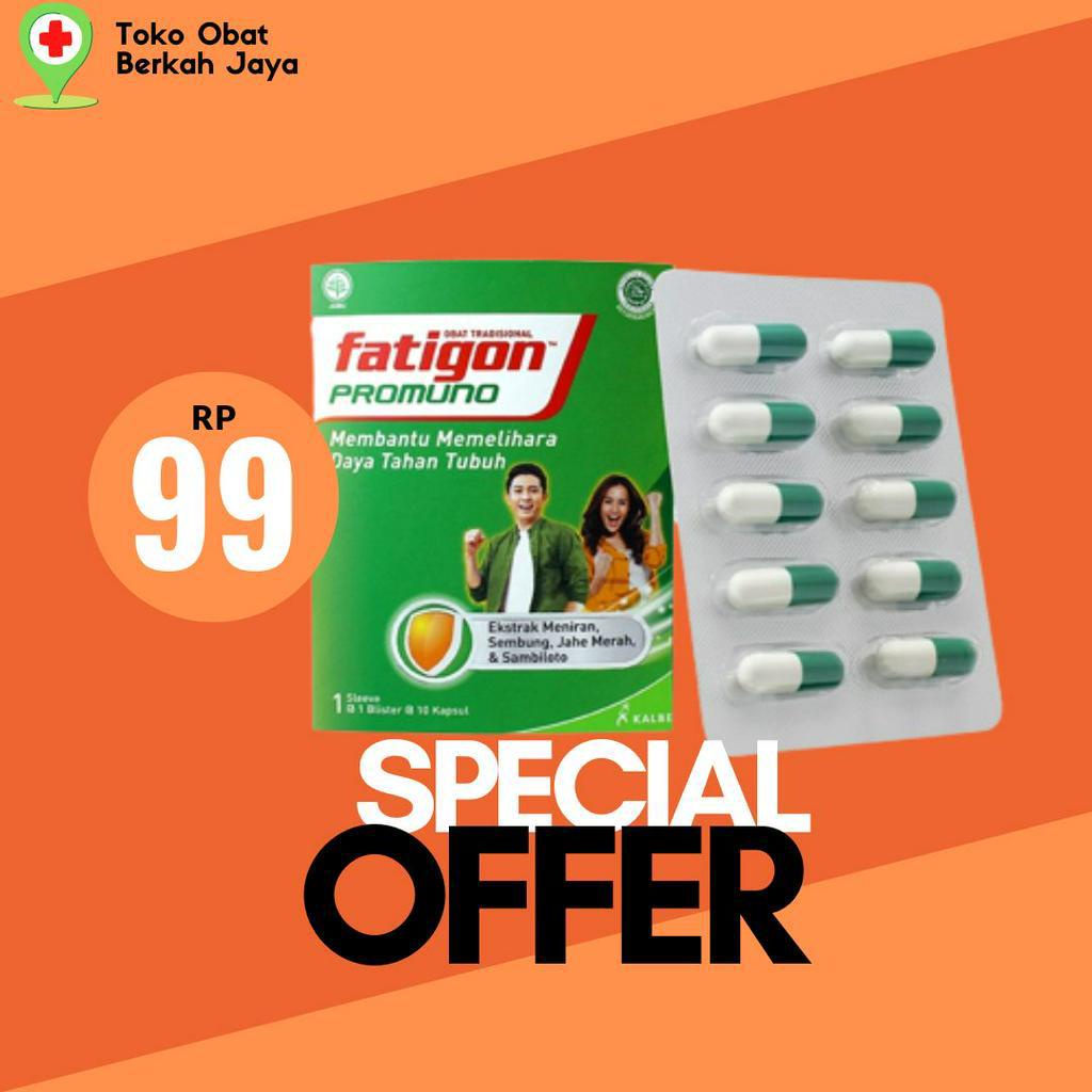 Jual Fatigon Promuno Multivitamin Daya Tahan Tubuh - 10kapsul | Shopee ...