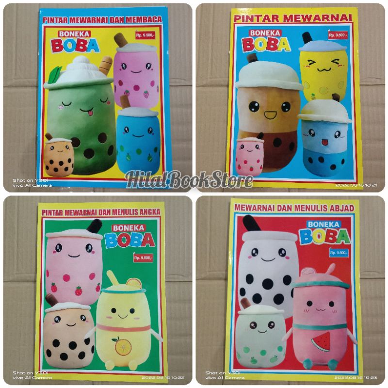 Jual buku anak//buku mewarnai//boneka Boba | Shopee Indonesia