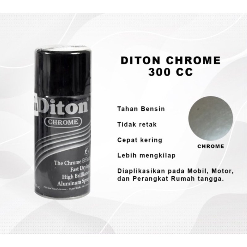 Jual CAT SEMPROT DITTON CHROME 300cc | Shopee Indonesia