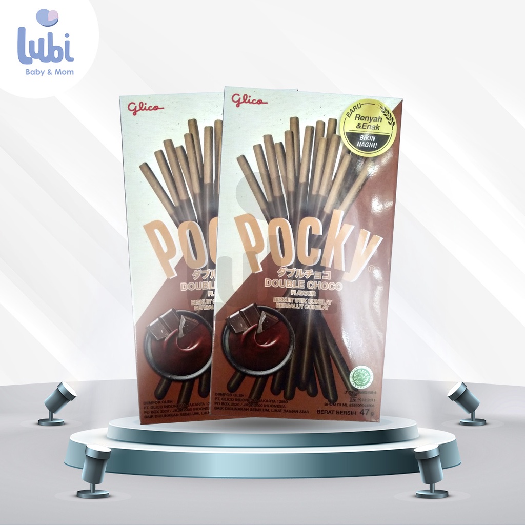 Jual Glico Pocky Double Chocolate Biscuit 47gr | Shopee Indonesia