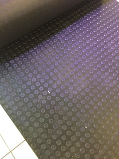 Jual Lebar 1.2m Karpet Karet Koin Coin Bordes Garis Motif Roll Anti Slip licin tebal 4mm keset ...