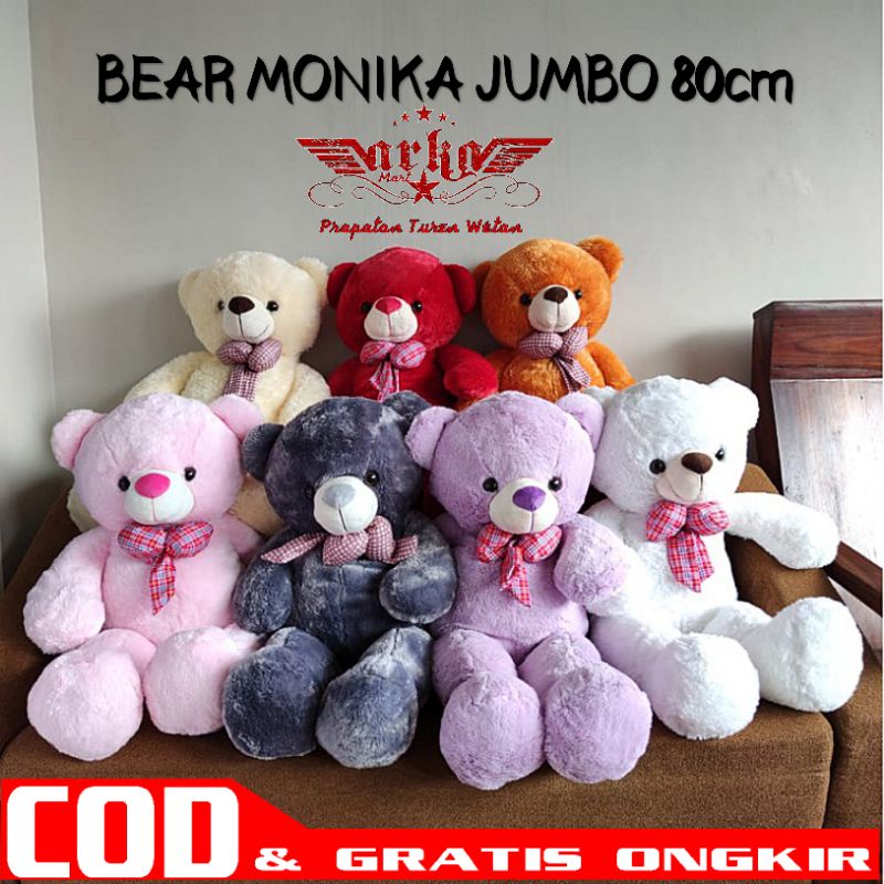 Jual Boneka Bear Monika jumbo | Shopee Indonesia