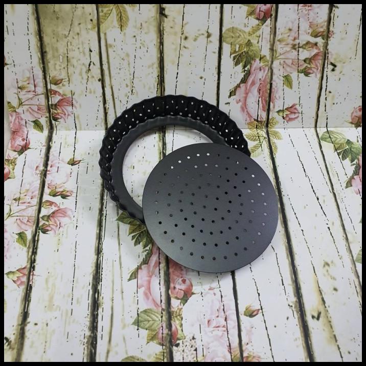 Jual Perforated Pizza Pan With Removable Bottom/ Loyang Pie | Shopee ...