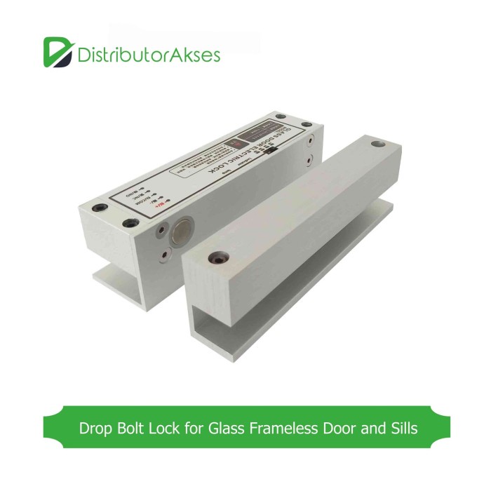 Jual Produk Terbaru Drop Bolt Dropbolt Glass Door Frameless Electric ...