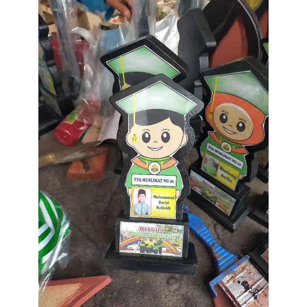 Jual Bahan Mentahan Plakat Vandel TOGA / WISUDA kayu | KOSONGAN ...