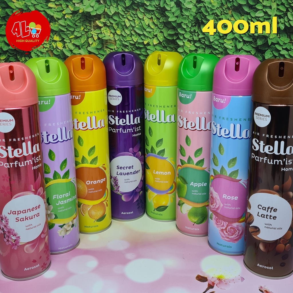 Jual Pengharum ruangan Spray Stella Home Semprot Botol 400ml | Shopee ...